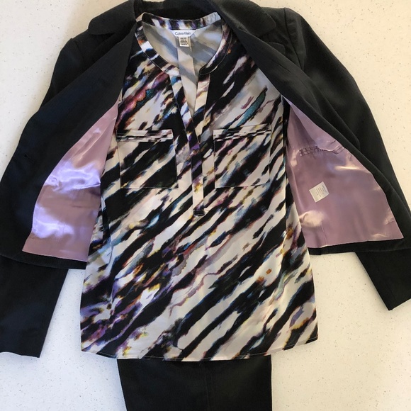 Carlson and Calvin Klein | Pants & Jumpsuits | Carlson Navy Blue ...